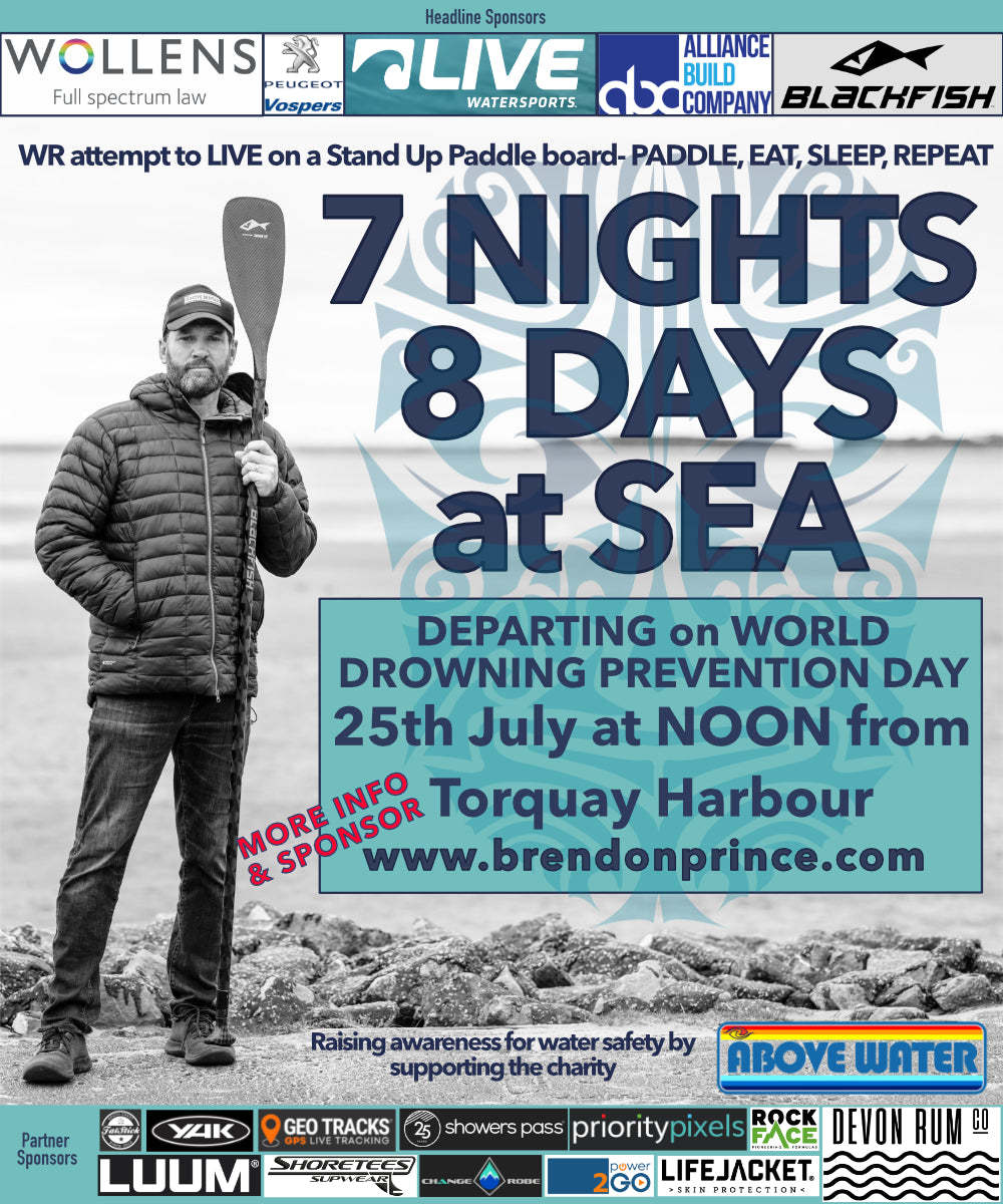 Brendon Prince SUPAdventurer, water safety crusader, blue space lover